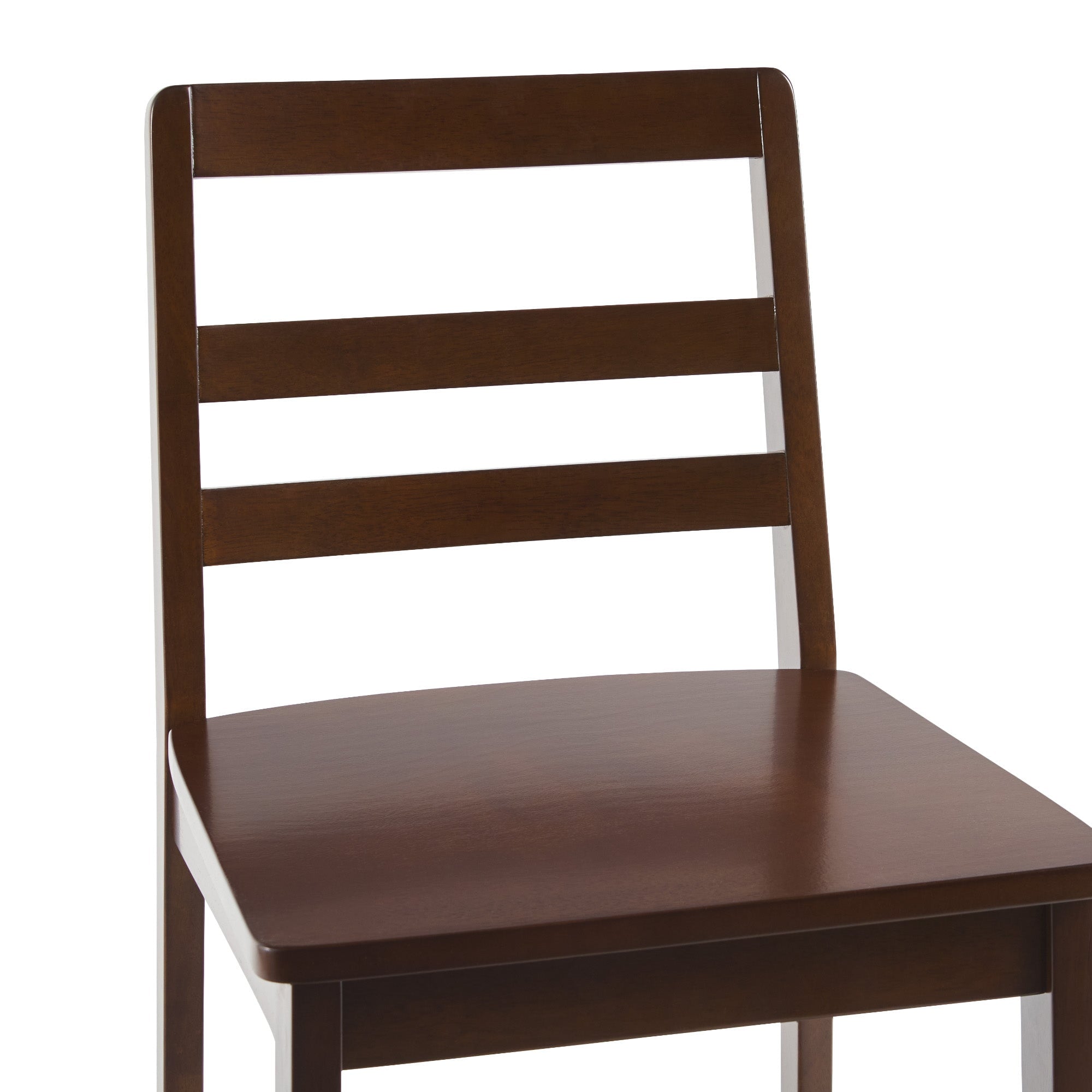 Erekson Solid Wood Ladder Back Bar Stool, Set of 2 – Walker Edison