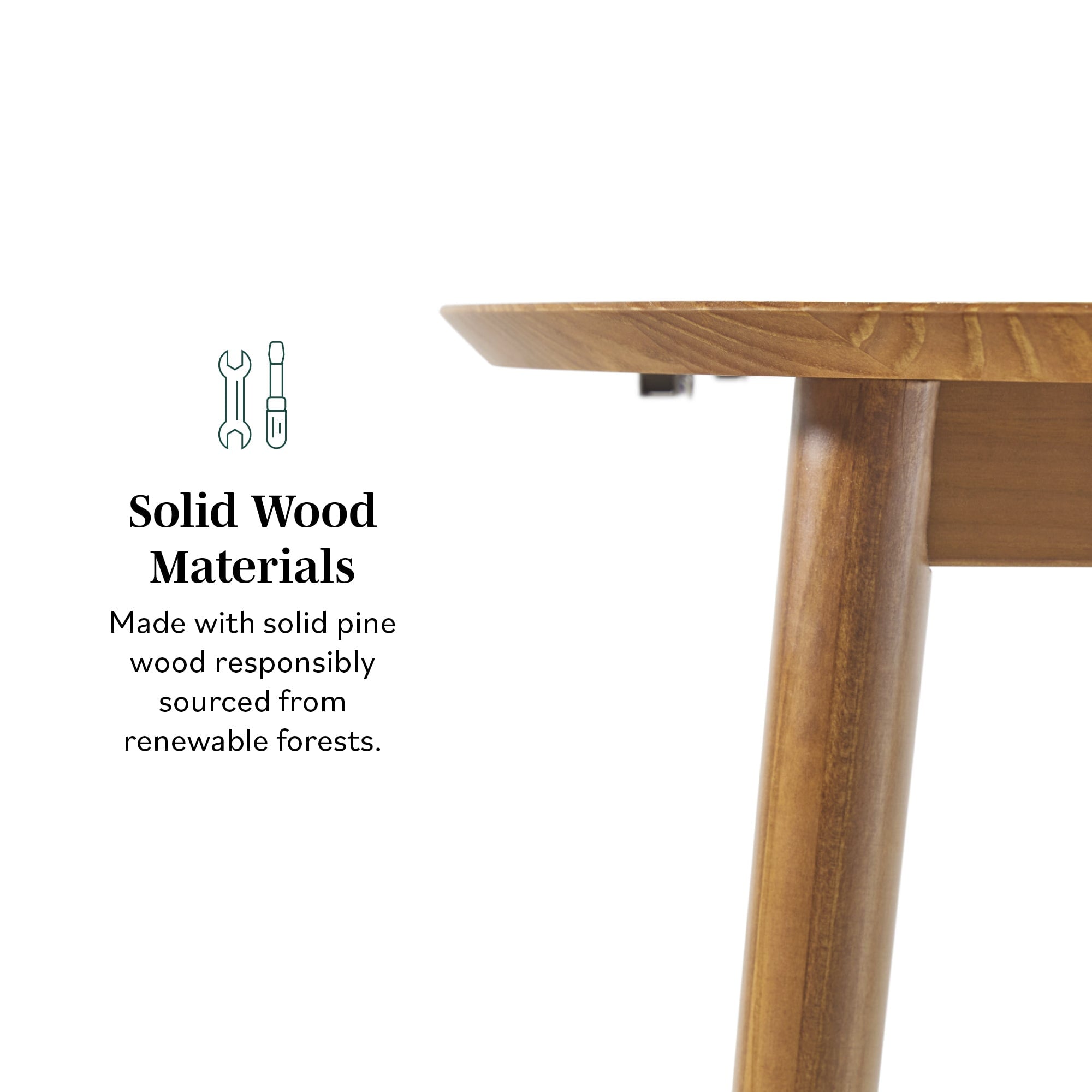 Mid-Century Damsel Extension Dining Table – Walker Edison