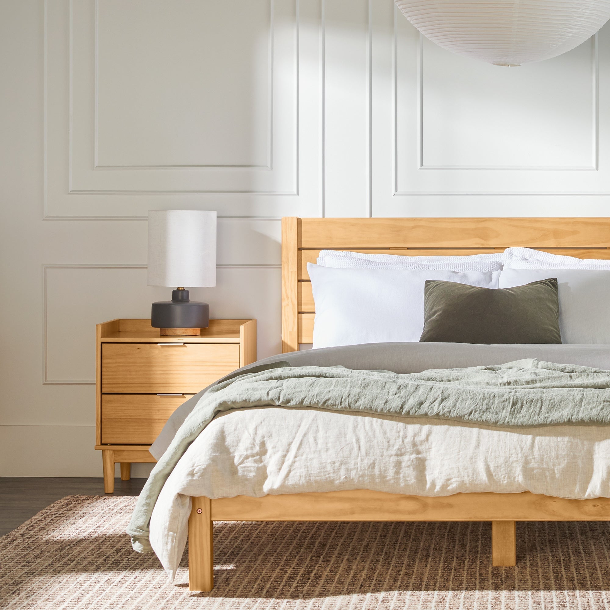 Isla Canopy Queen Bedframe: Minimalist Style – Walker Edison