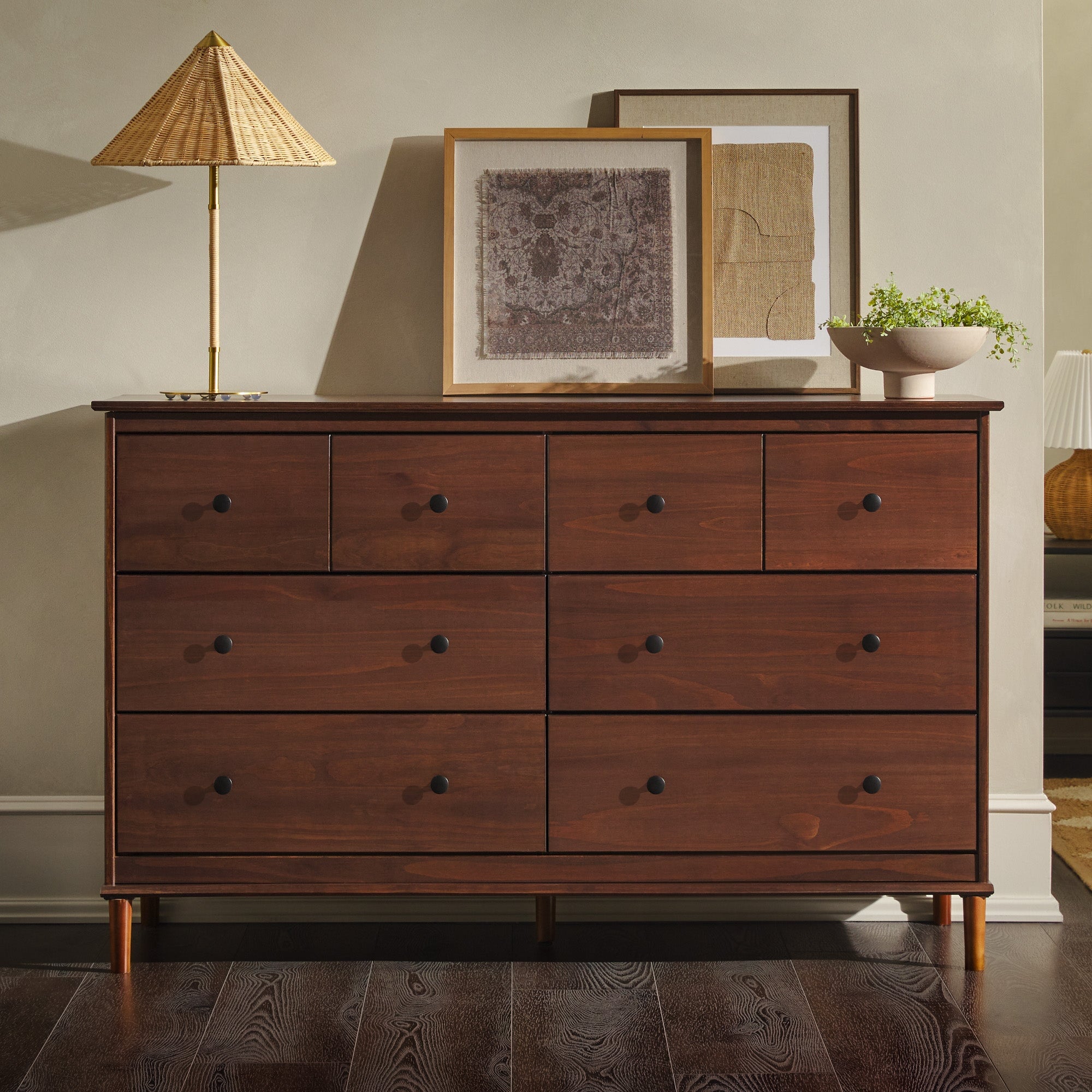 Spencer Solid Wood Transitional Dresser: Timeless Style – Walker Edison