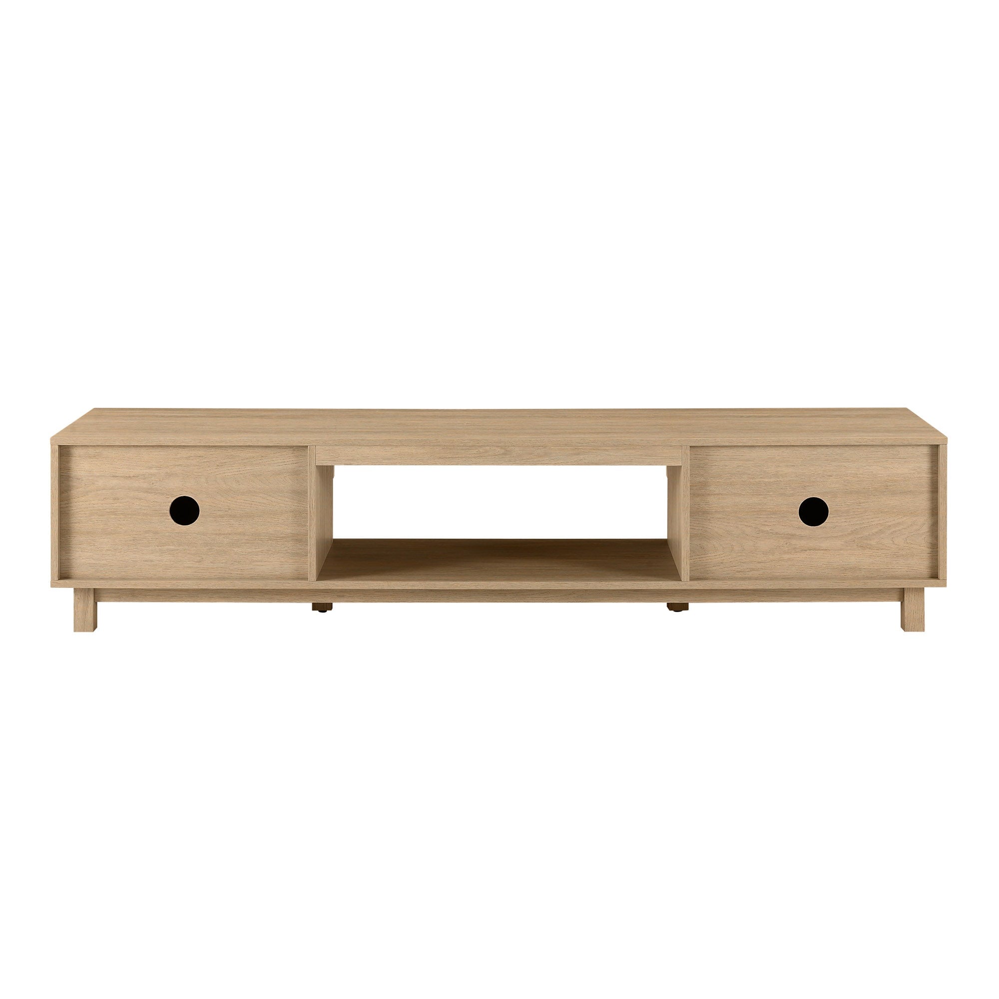 Sleek and Stylish Reeded Scandinavian TV Stand for Modern Homes ...
