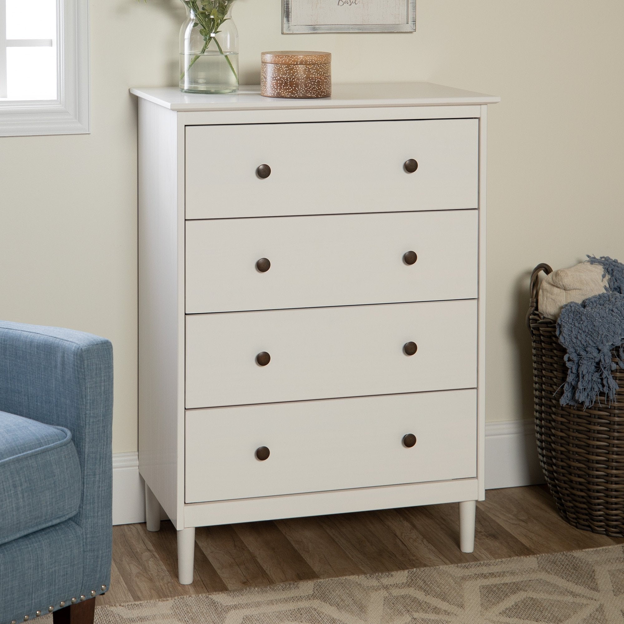Spencer Solid Wood Transitional Dresser: Timeless Style – Walker Edison