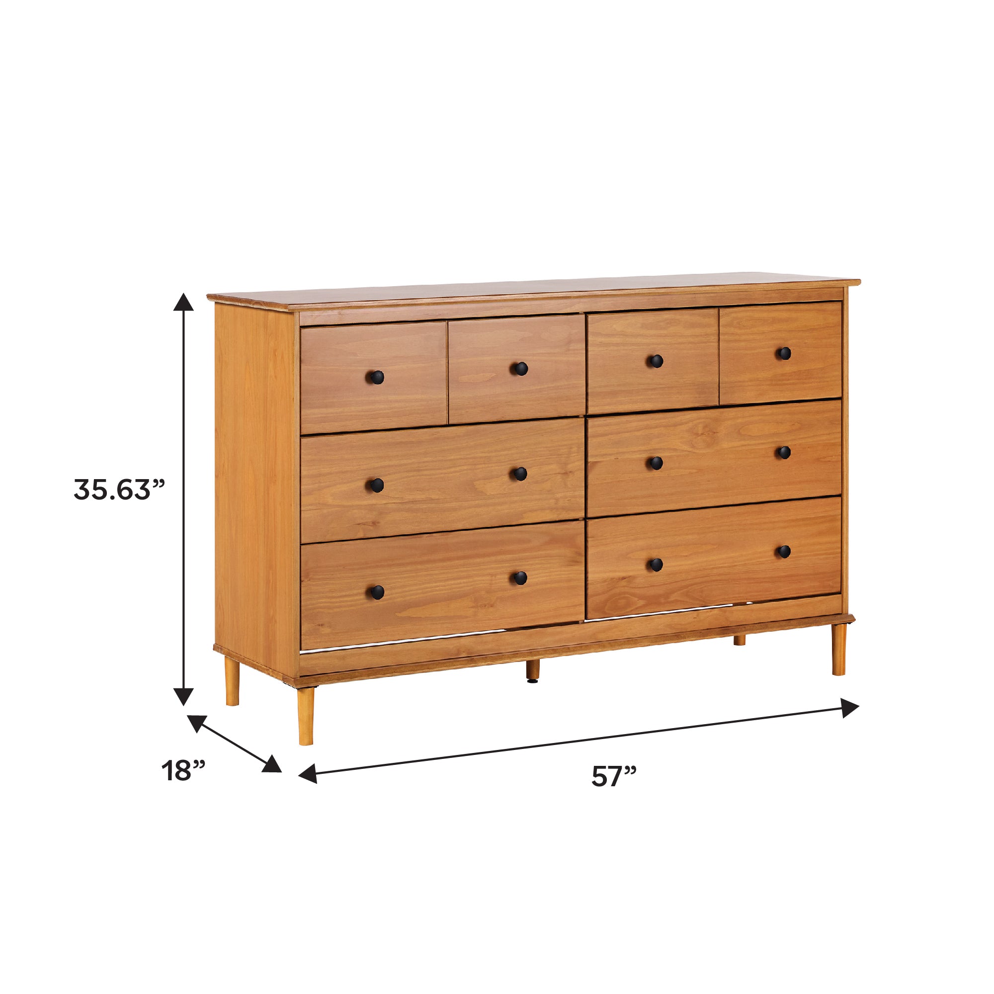 Spencer Solid Wood Transitional Dresser: Timeless Style – Walker Edison