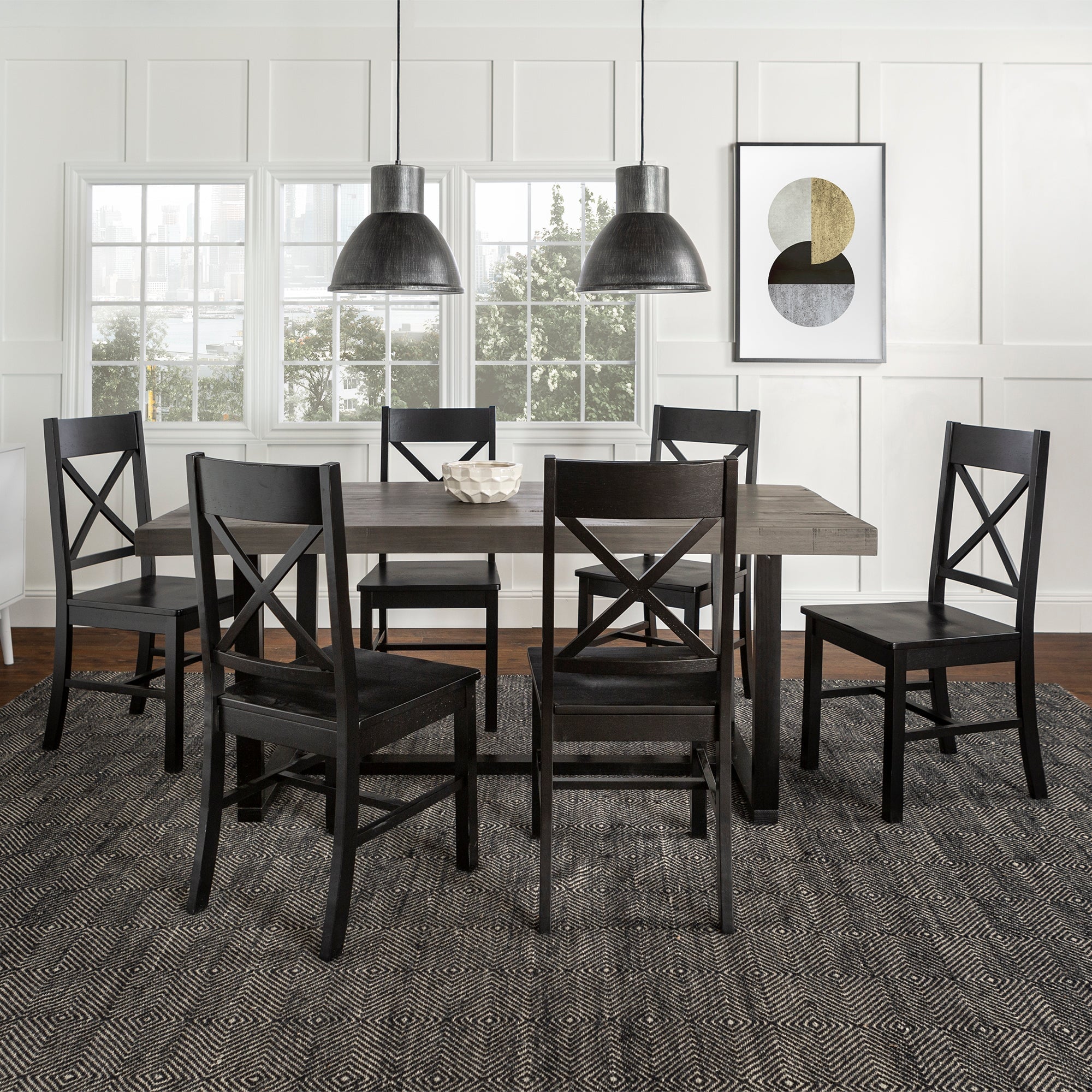 Farmhouse 7-Piece Meridian Dining Set – Walker Edison