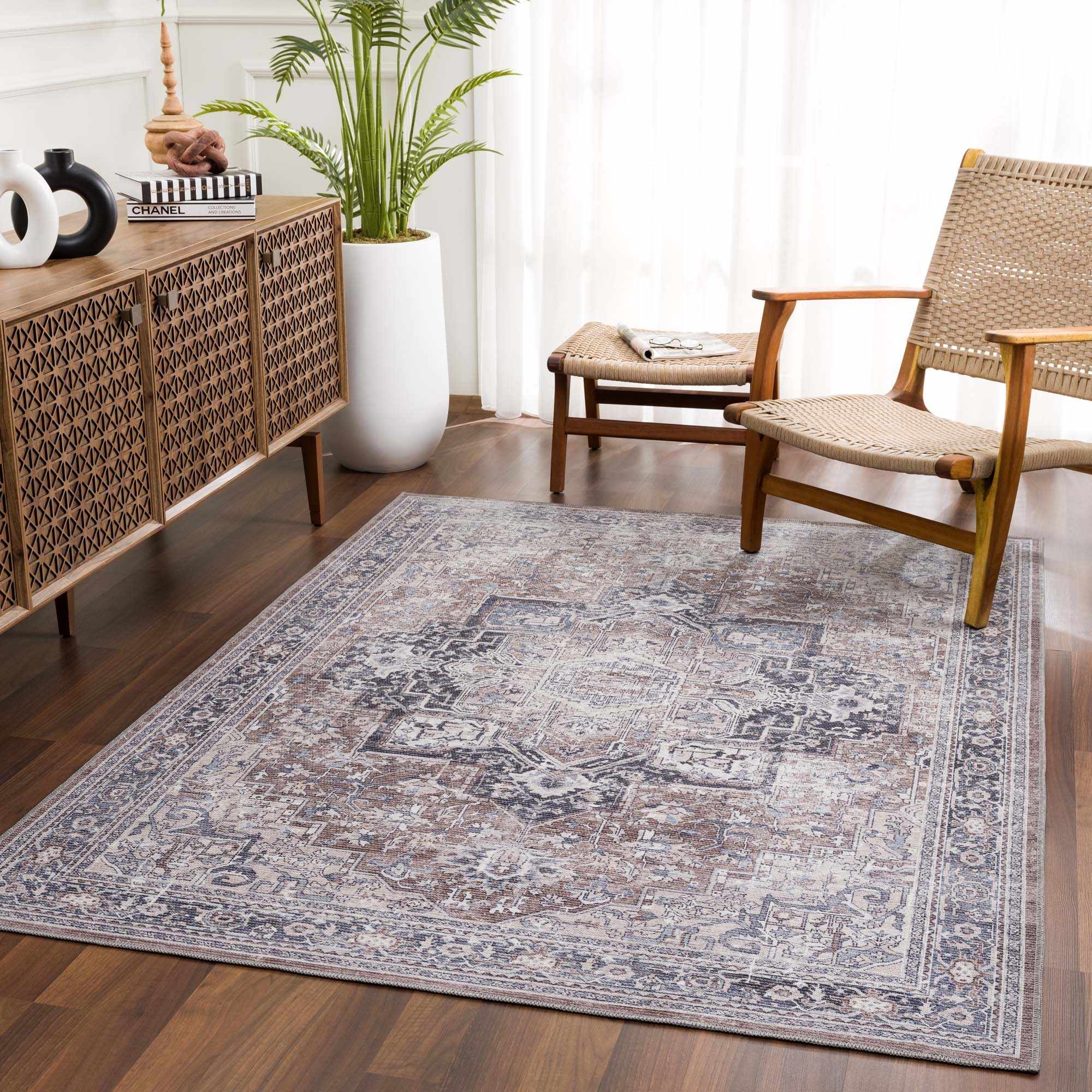 Boutique Rugs - Abner Washable Area Rug – Walker Edison