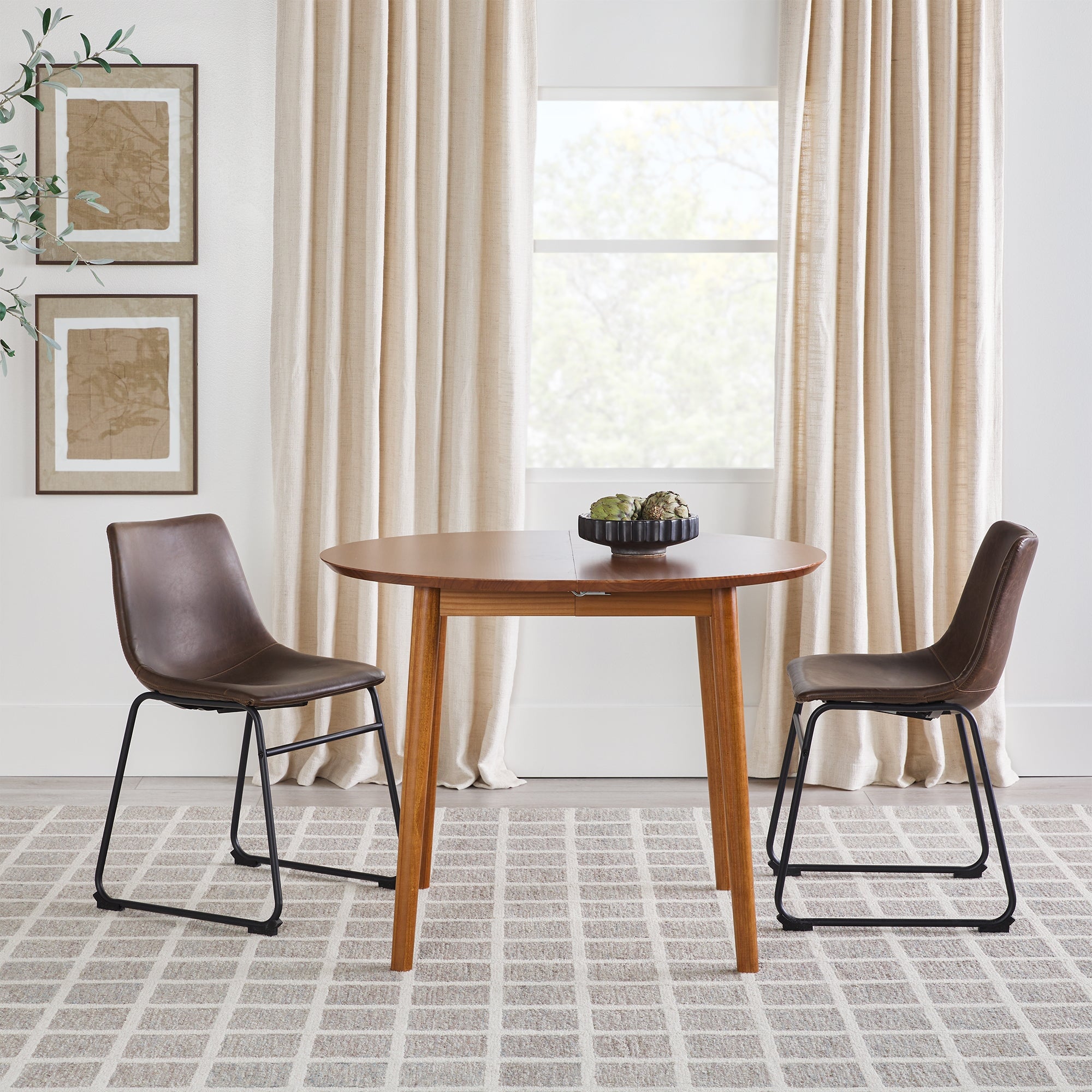 Mid-Century Damsel Extension Dining Table – Walker Edison