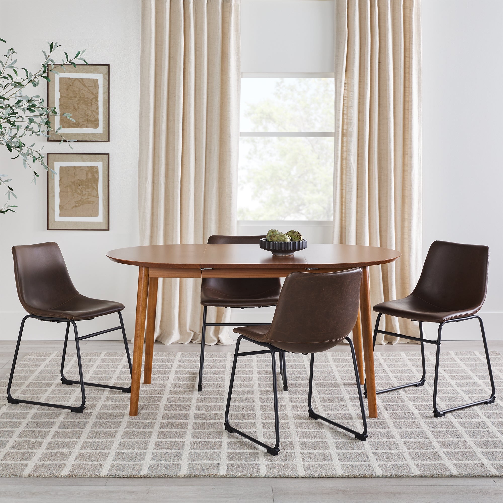 Mid-Century Damsel Extension Dining Table – Walker Edison
