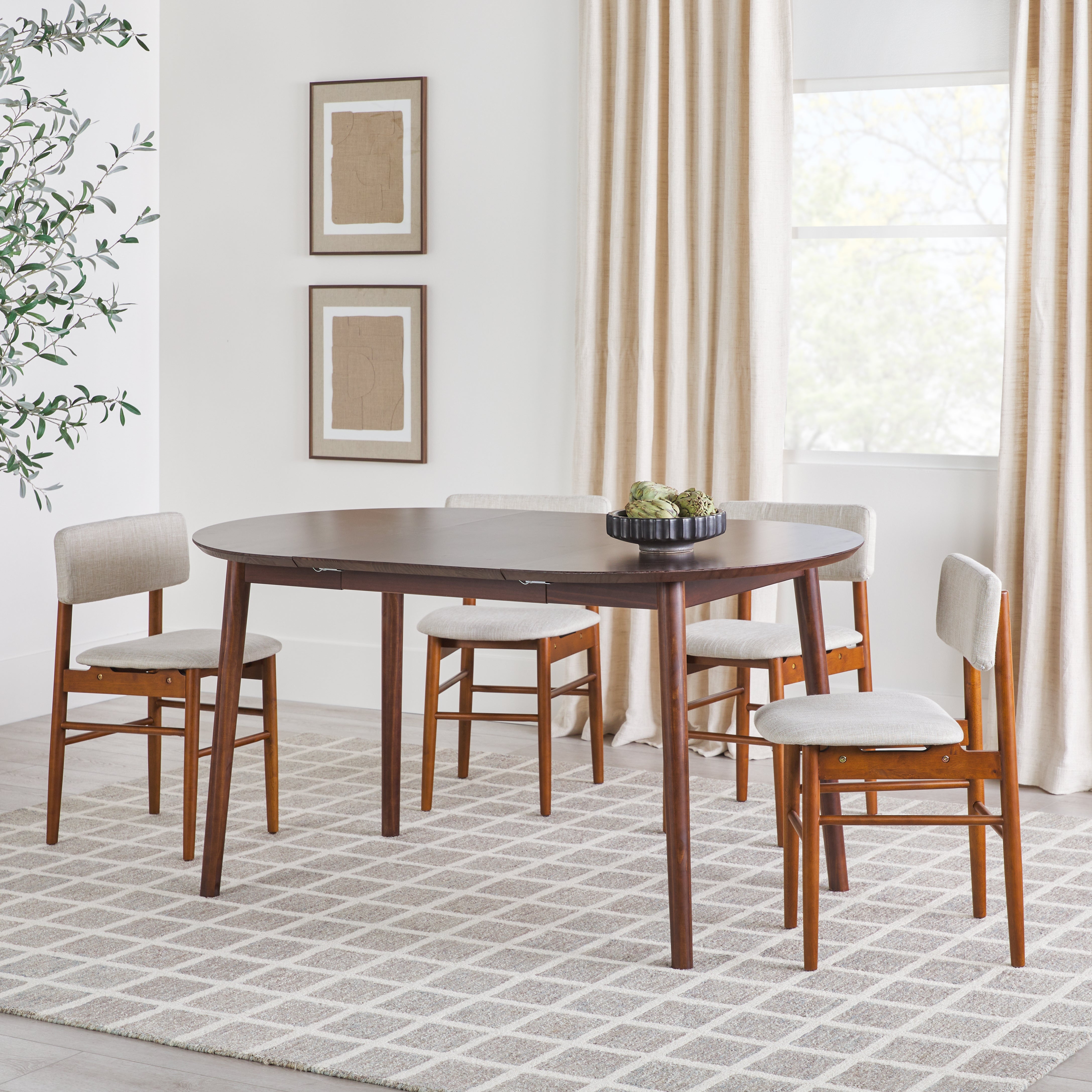 Mid-Century Damsel Extension Dining Table – Walker Edison