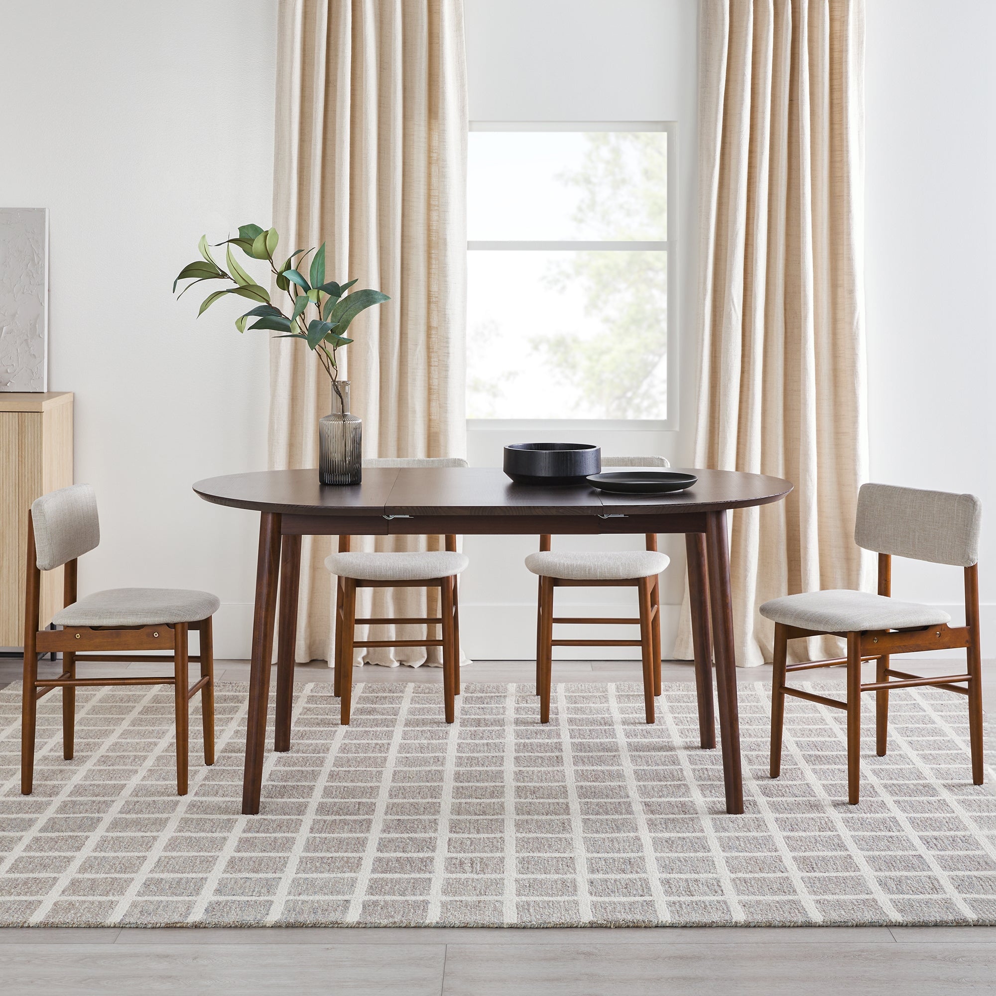 Mid-Century Damsel Extension Dining Table – Walker Edison