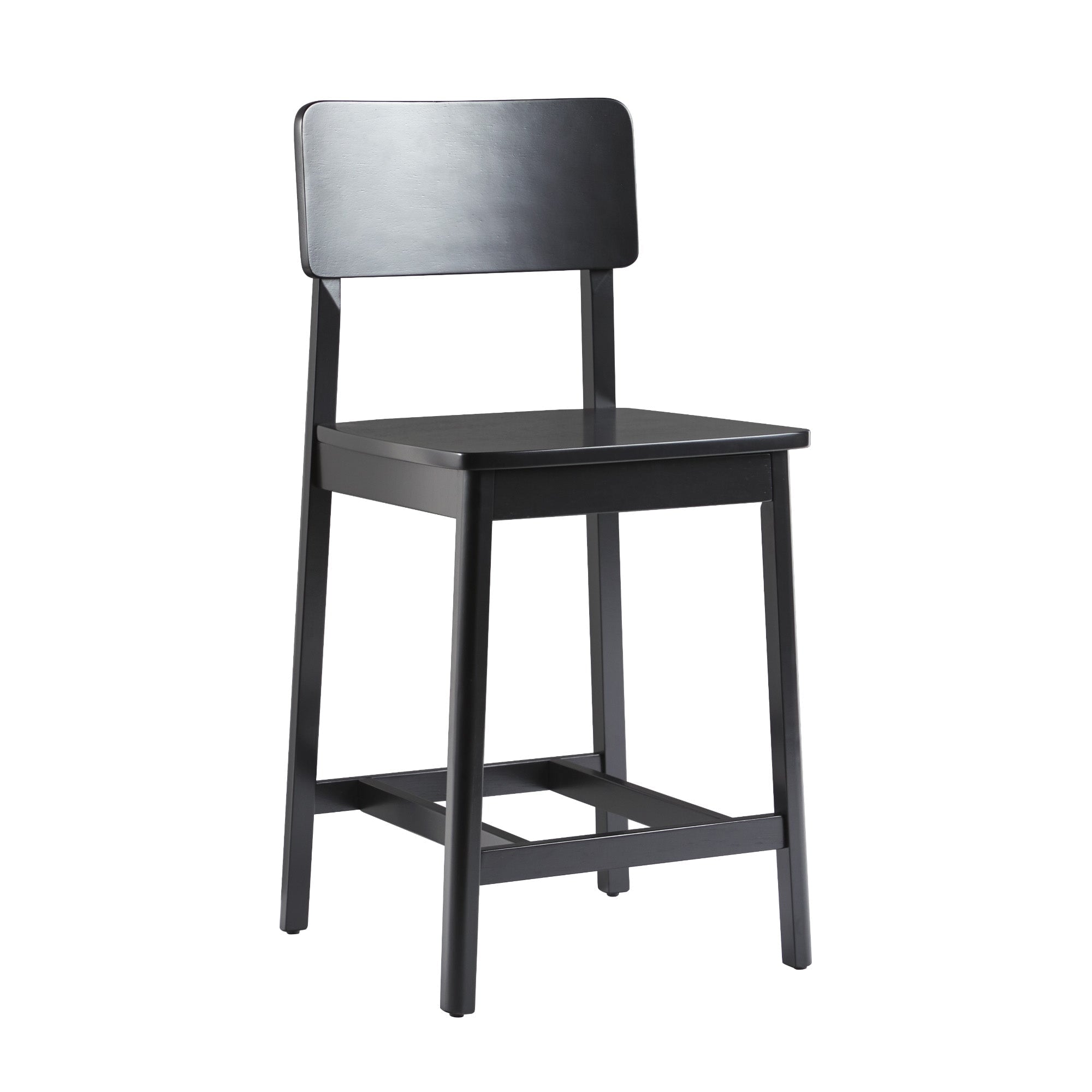 Minimalist Solid Wood Counter Stool, Set of 2 – Walker Edison