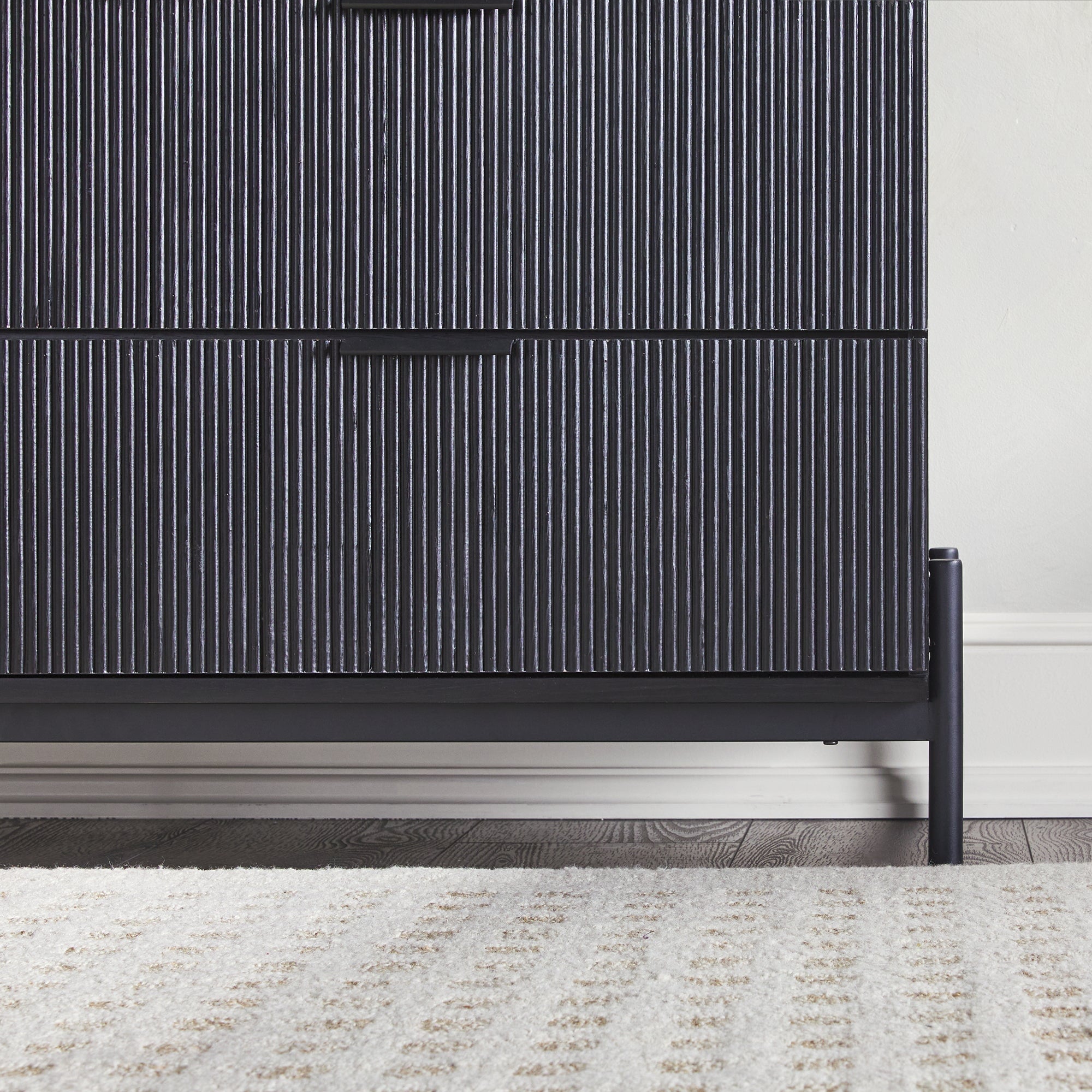 Trendy Reeded Nightstand - Scandinavian Nightstand & Dresser – Walker ...