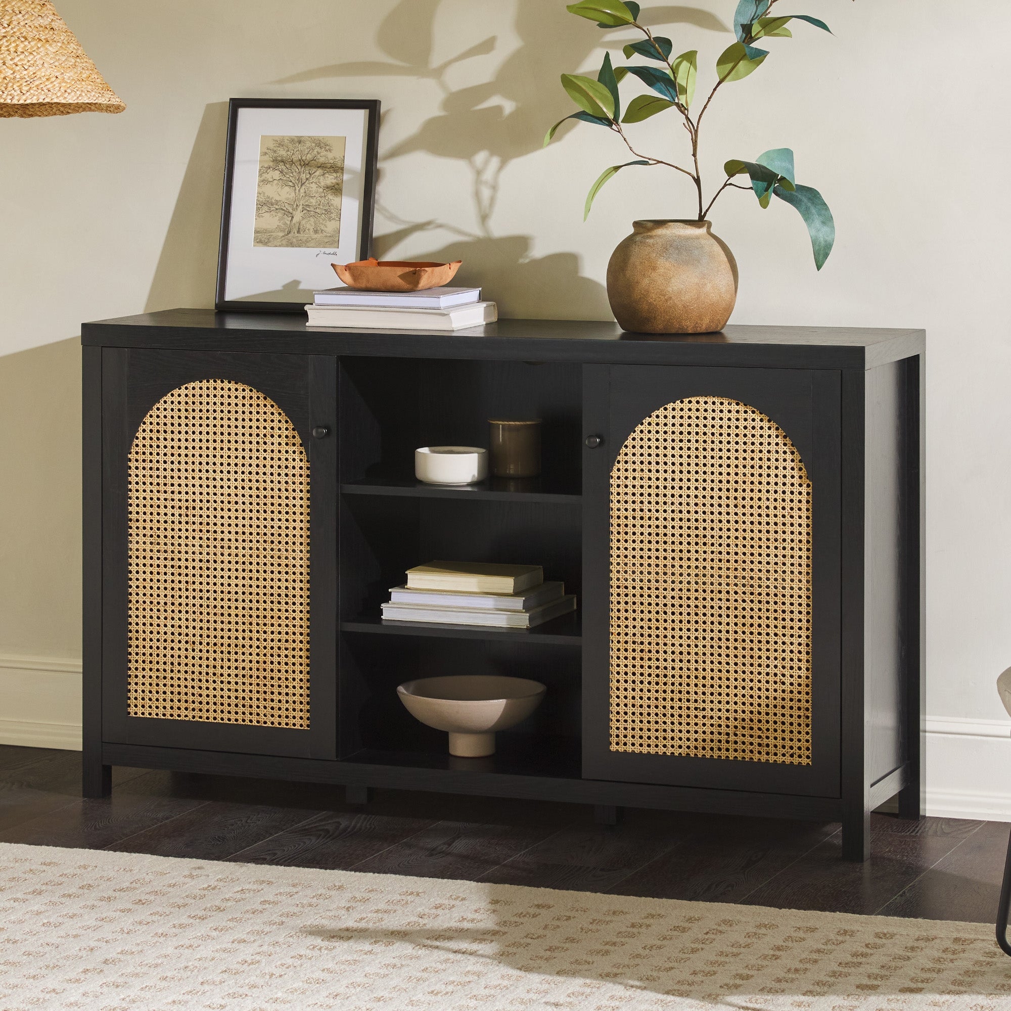 Sasha 58" Rattan Sideboard / TV Stand – Walker Edison