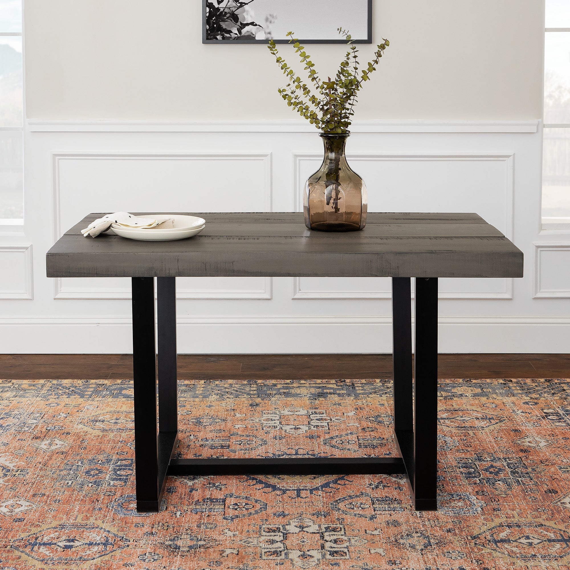 Durango Distressed Wood Dining Table – Walker Edison
