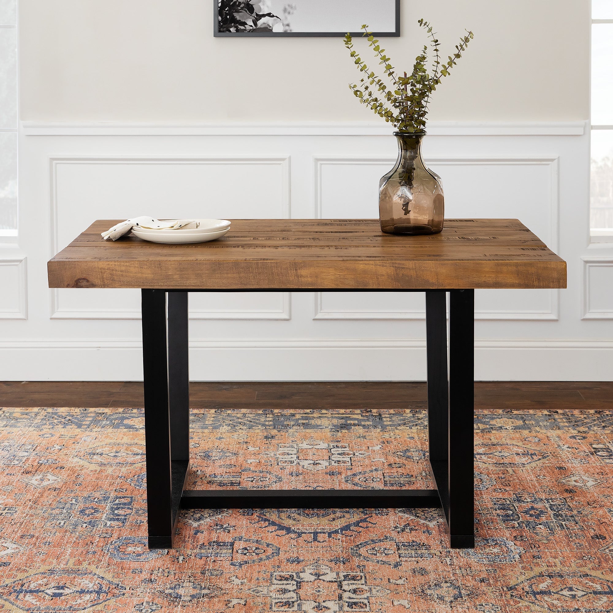 Durango Distressed Wood Dining Table – Walker Edison