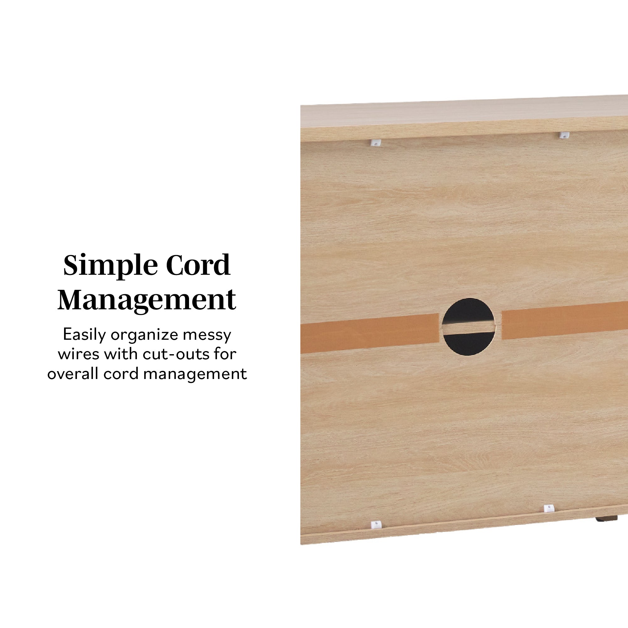 Chantelle Modern Curved Buffet Sideboard and TV Stand – Walker Edison