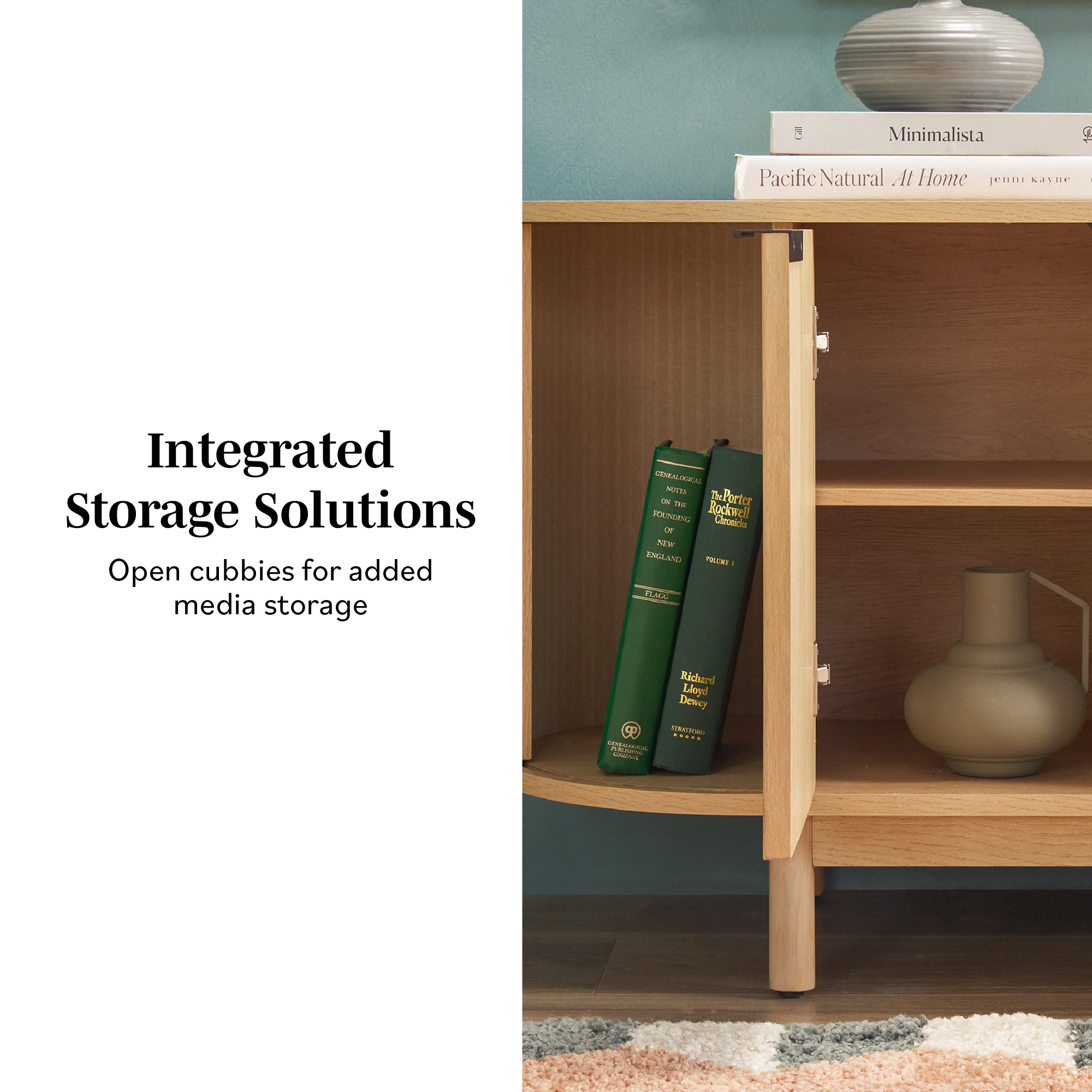 Chloe Modern Reeded TV Stand – Walker Edison