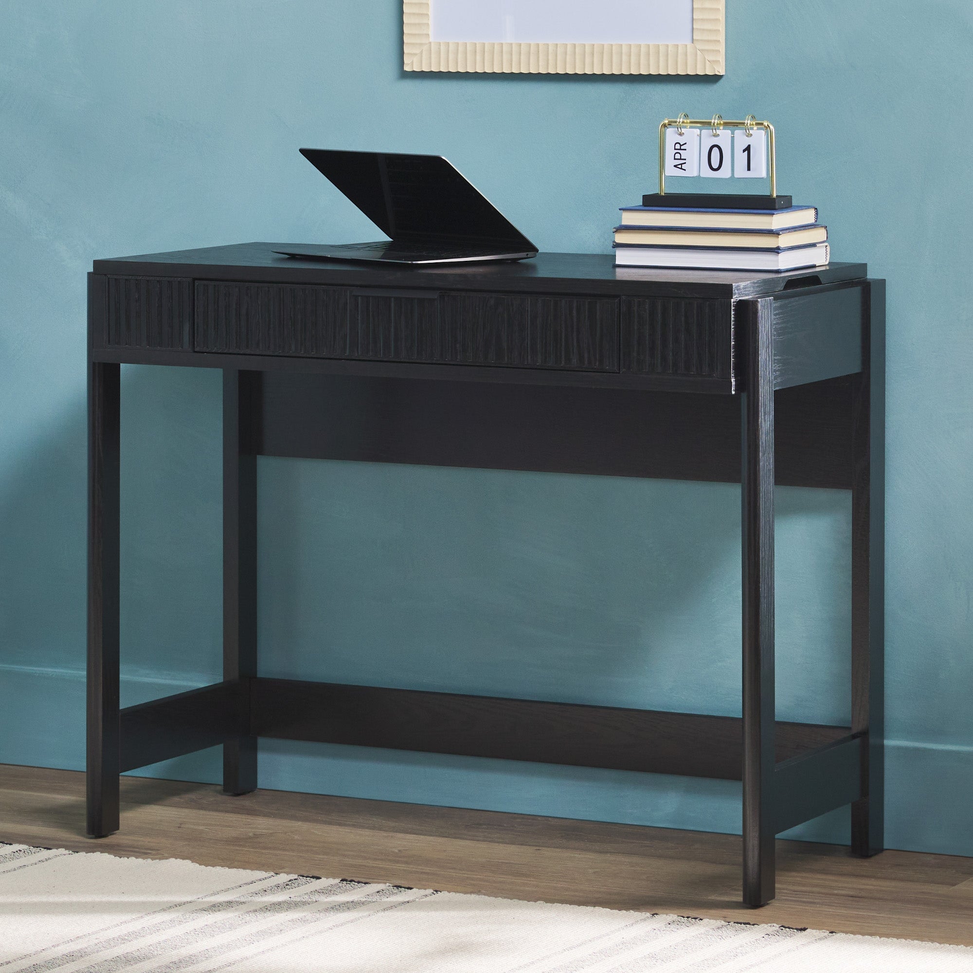 Holmes Modern Scandinavian Reeded Writing Standing Desk – Walker Edison