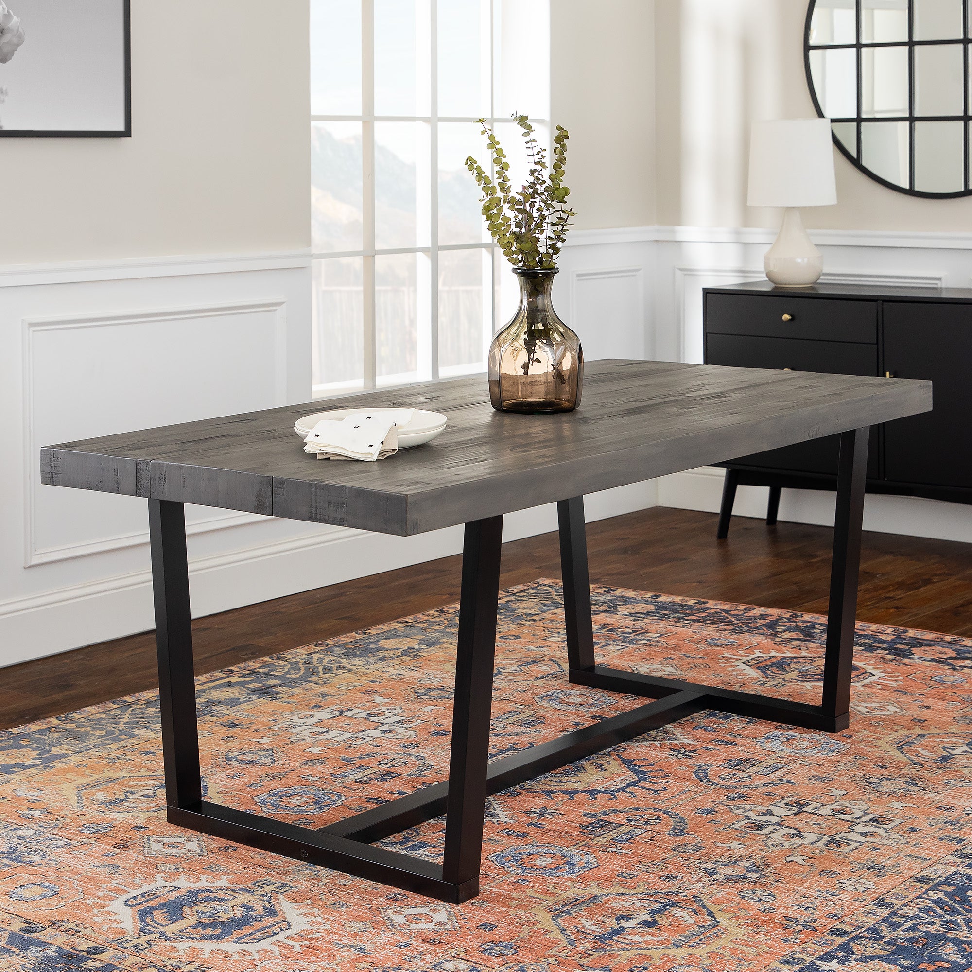 Durango Distressed Wood Dining Table – Walker Edison