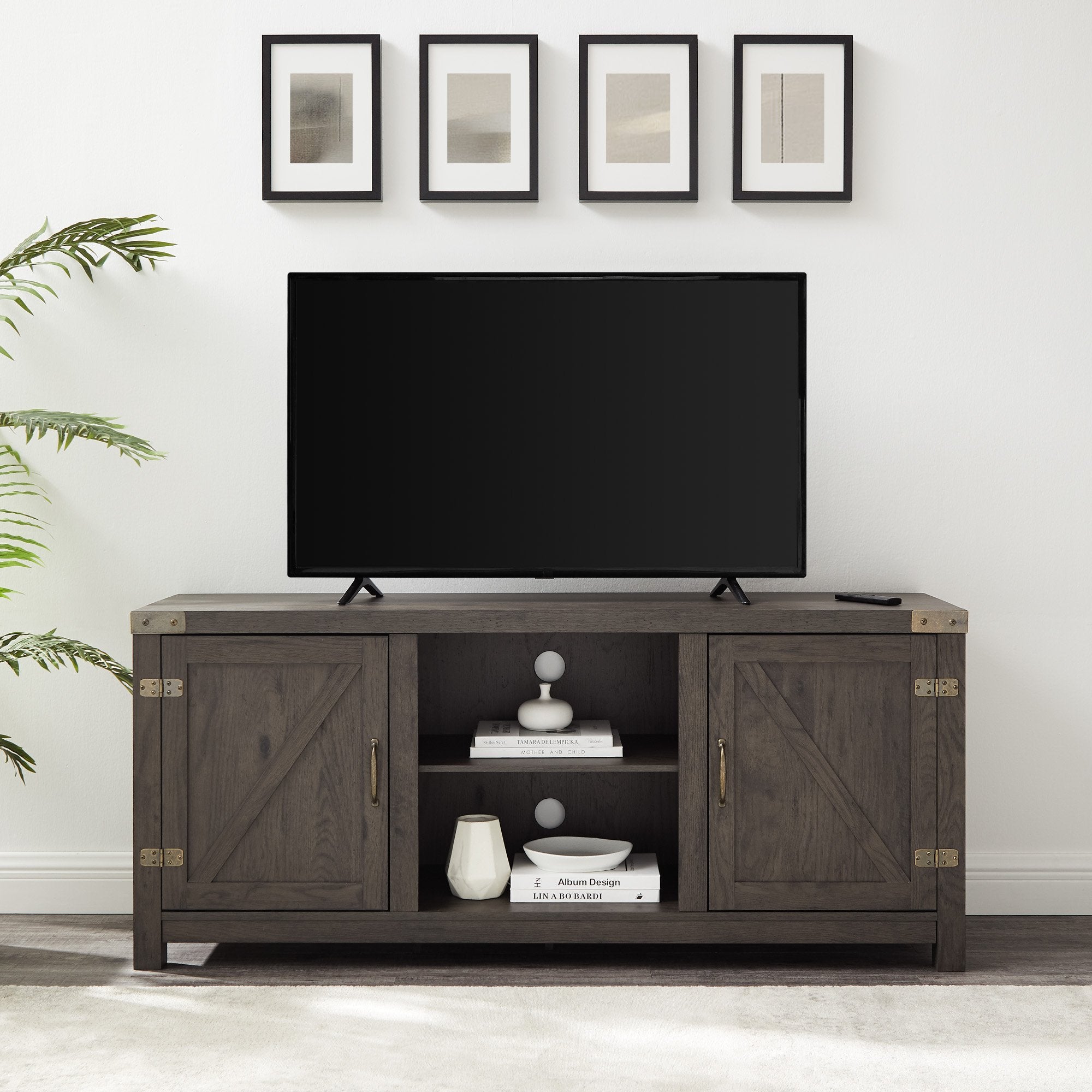 Barn Door TV Stand – Walker Edison