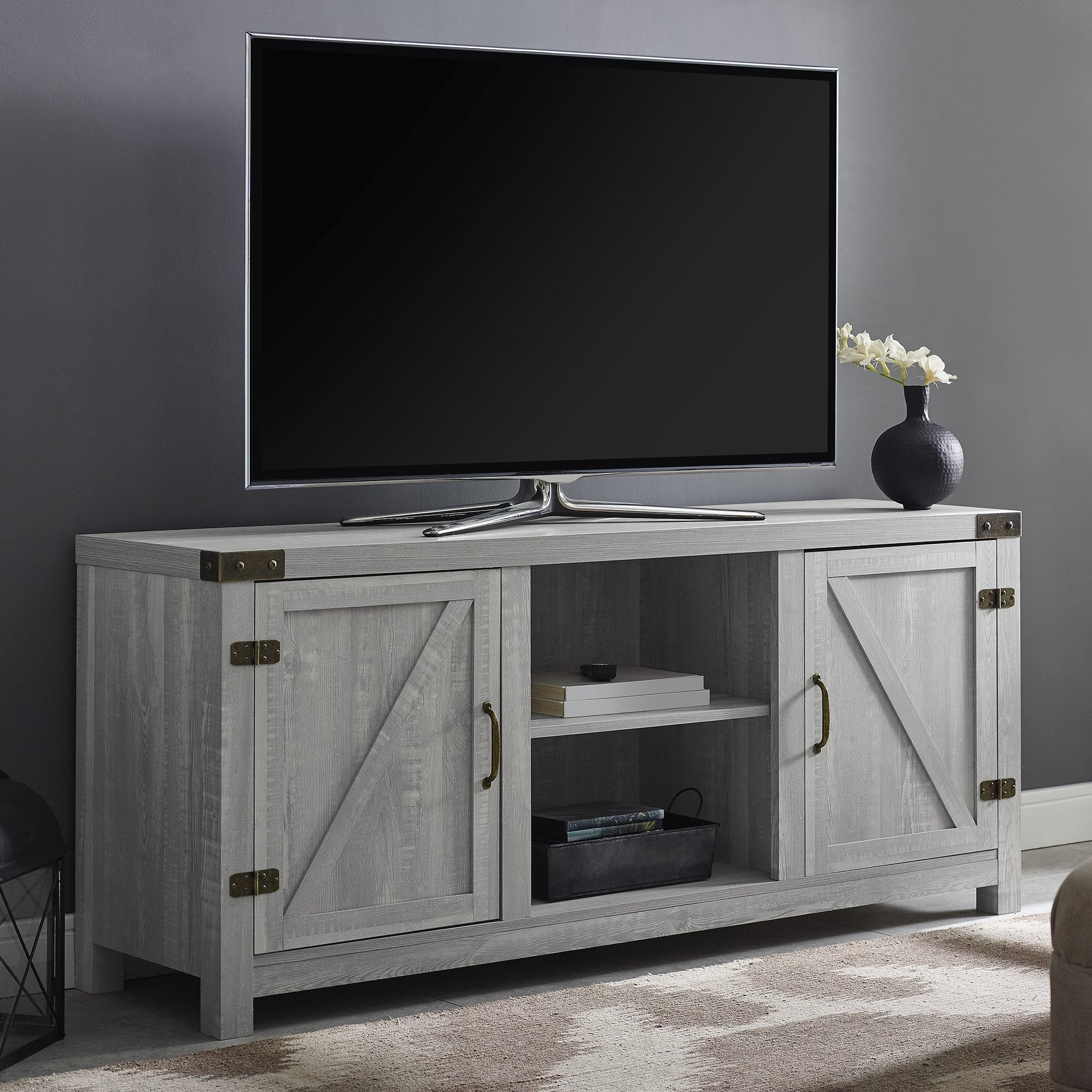 Barn Door TV Stand – Walker Edison